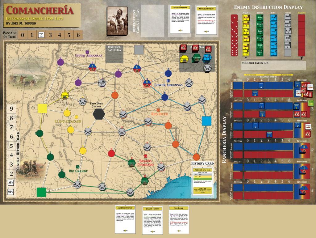 Comanchería: The Rise and Fall of the Comanche Empire--介绍规则测评与玩家评价-桌游圈